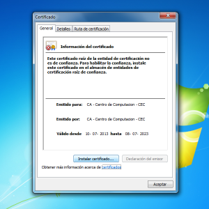 Red FCFM – Como conectar en Windows 7 – CEC
